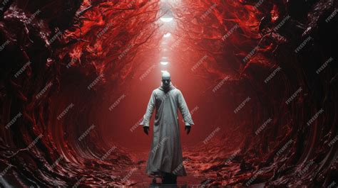 Premium Photo Prince Of Hell Creepy Demon In The Form Of A Man