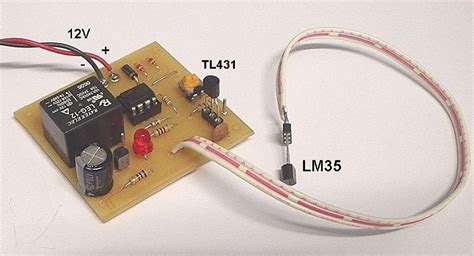 LM And TL Automatic Temperature Control Microcontroller Project Circuit
