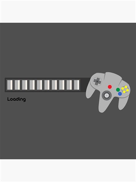 Retro Loading Bar Poster For Sale By Stagraf Redbubble
