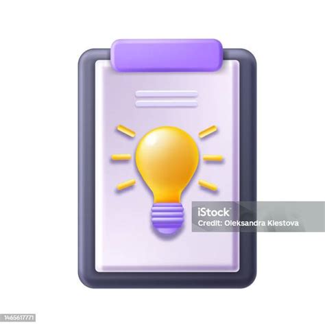 3d 전구 아이콘 벡터 새 프로젝트 아이디어 기호 리더십 비즈니스 팀 생각 문서 보드 3차원 형태에 대한 스톡 벡터 아트 및 기타 이미지 Istock
