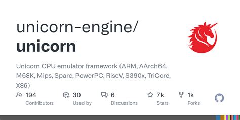 Github Unicorn Engineunicorn Unicorn Cpu Emulator Framework Arm