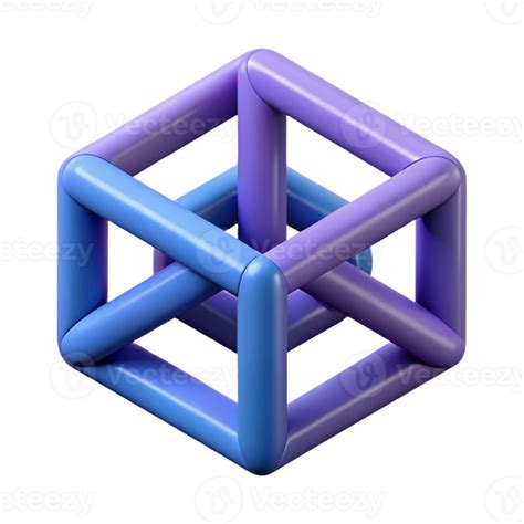 Beautiful Joyful Tropical Clean Lines Intersecting Geometric Shapes Flat Color With Scalable