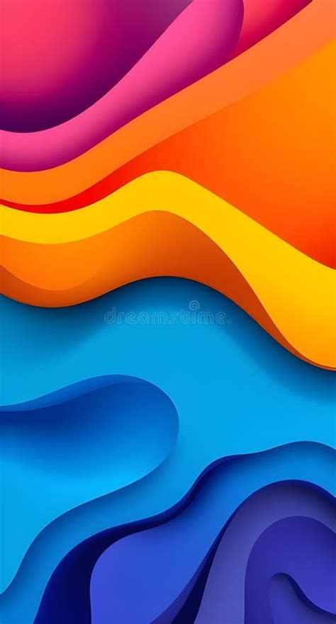 Overlapping Layers With Diagonal Lines In Cmyk Colors Vector