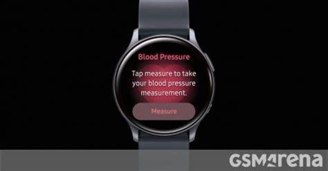 Samsung Brings Blood Pressure Monitoring To Galaxy Watch Series Gsmarena Com News