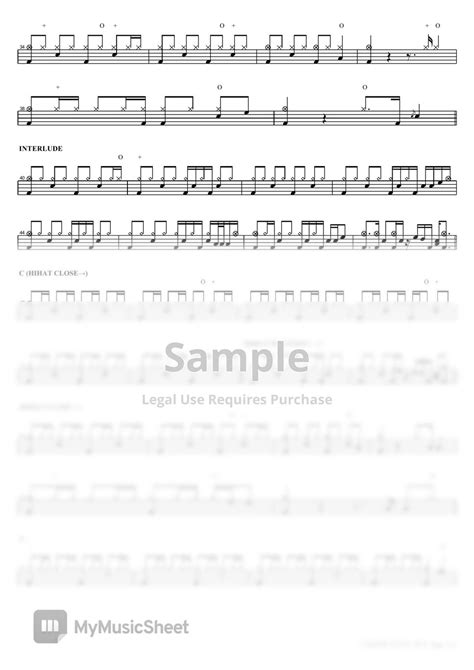 데이브레이크 그대에게 띄우는 편지 악보 By Copydrum