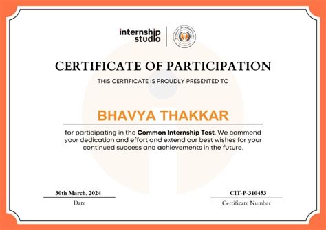 Bhavya Thakkar On Linkedin Internship Opportunity Careergrowth Success Gratitude