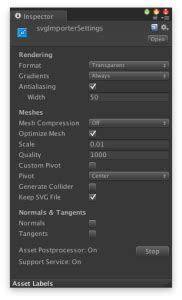 Documentation SVG Importer Vector Graphics Plugin For Unity D