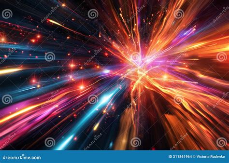 Particle Collision In Hadron Collider Stock Photo Image Of Laboratory Machinery 311861964
