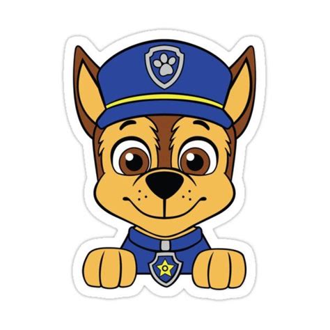 Chase Paw Patrol Sticker By Bkdesigners In 2022 Paw Patrol Stickers