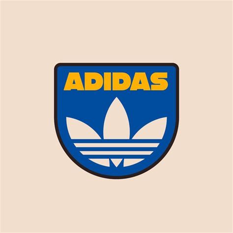 Logo Design Adidas Logo In Blue And Yellow