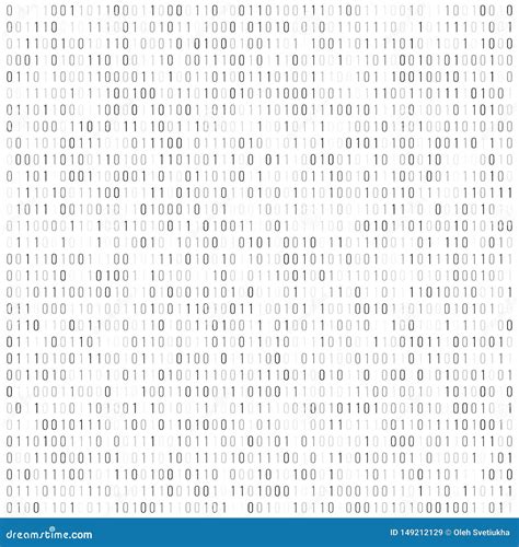Binary Code Digital Technology Background Computer Data By 0 And 1 Algorithm Binary Data Code