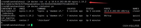 四docker容器管理 Csdn博客 四docker容器管理 Csdn博客