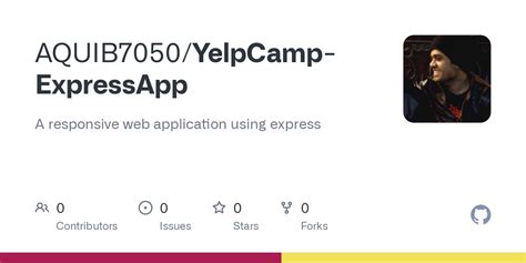Github Aquib7050yelpcamp Expressapp A Responsive Web Application