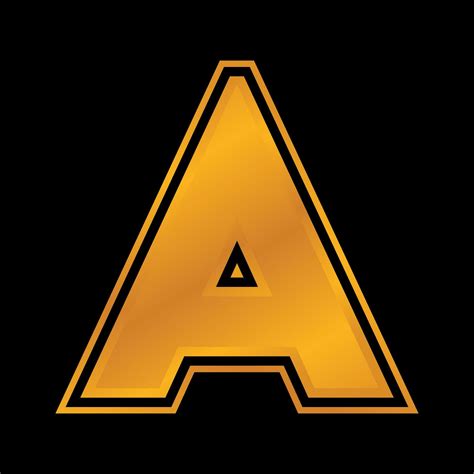 Vector Alphabet Letters A B C D E F G H I J K L M N O P Q R S T U V W X Y Z In Elegant Gold