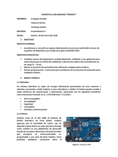 domótica con arduino pdf arduino bluetooth