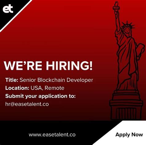 Career Connect Society On Linkedin Blockchaindeveloper Techcareer Innovation Remotework