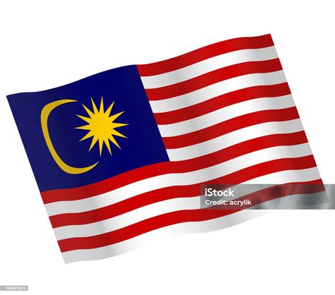 Ikon Vektor Bendera Malaysia Ilustrasi Stok Unduh Gambar Sekarang