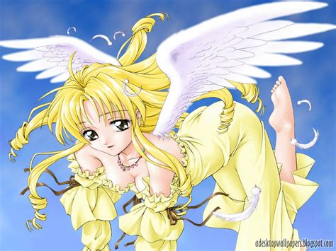 Beautiful Angel Anime Desktop Wallpapers