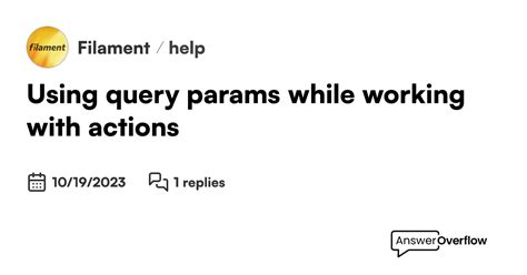 Using Query Params While Working With Actions Filament