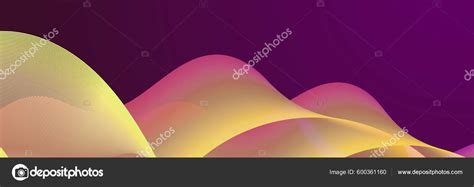 Abstract Wave Curve Lines Banner Background Design Vector Illustration Modern Stock Vector By