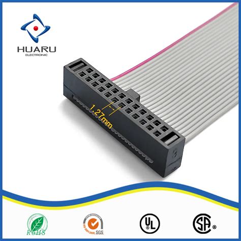 Pitch 127mm Idc Connector W Sr Flat Ribbon Cable Assembly Ffsd