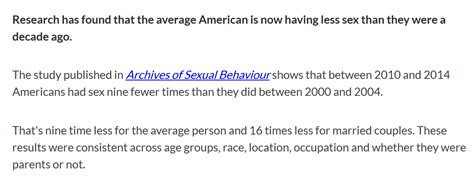 Cant Rely On The News Sites To Report Clearly About Sex So I Offer Some International Stats