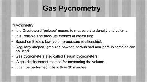 Gas Pycnometry Pptx