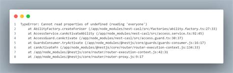 Cannot Read Properties Of Undefined Reading Everyone Issue Getjerry Nest Casl GitHub