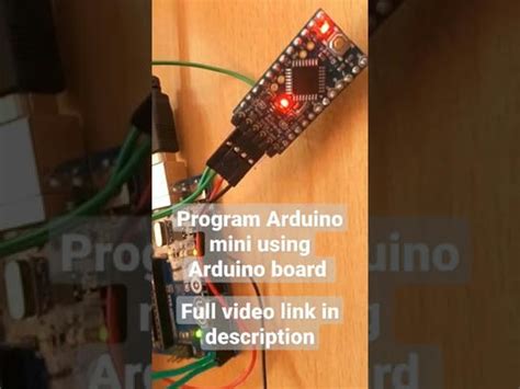 Program Arduino Mini Using Arduino Uno Board