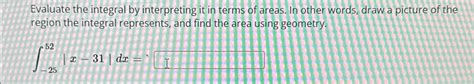 Solved Evaluate The Integral By Interpreting It In Terms Of Chegg Com