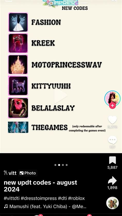 New Codes For The Aug 1st Dti Update Fancy Dress Code Dress To
