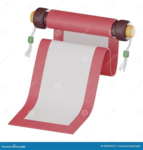 Elegant Scroll Design With Tattoo Inspired Silhouette Royalty Free