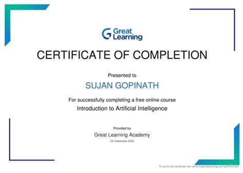 Sujan Gopinath On Linkedin Greatlearningacademy