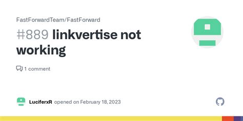linkvertise not working · issue 889 · fastforwardteam fastforward · github