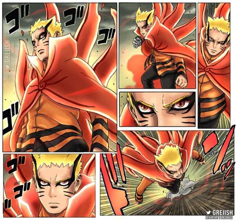 Naruto Baryon Mode By Greciiagzz On Deviantart Naruto Shippuden Anime Naruto Bleach Anime