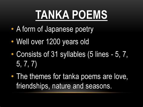 Tanka Poems About Friendship