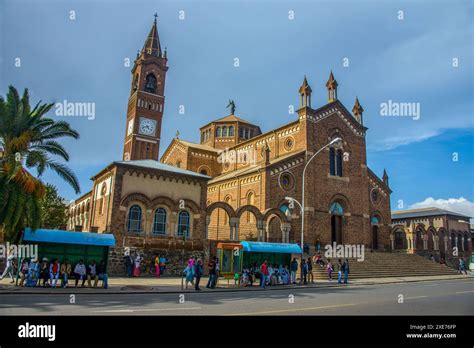 St Mary´s Catholic Cathedral On Harnet Avenue Asmara Eritrea Africa