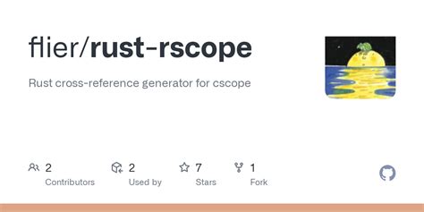 Github Flierrust Rscope Rust Cross Reference Generator For Cscope