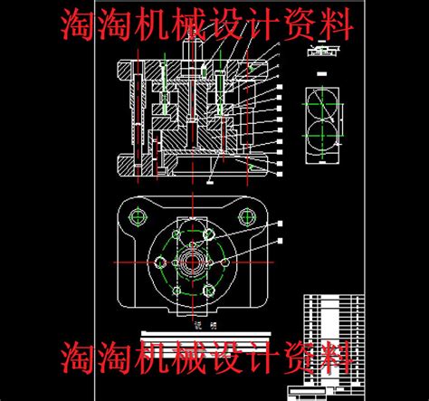 冲压模具毕业设计CAD图纸机械设计 说明书参考资料 D图纸设计 AutoCAD 模型图纸下载 懒石网