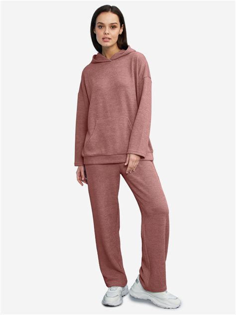 Спортивный костюм женский теплый брючный Rizziano кораллово розовый цвет — купить за 2098 руб