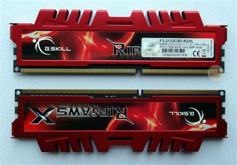 Test Modułów G Skill 8gb Ddr3 2133 Ripjawsx