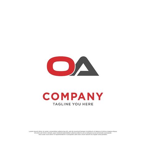 Premium Vector Oa Vector Logo Design