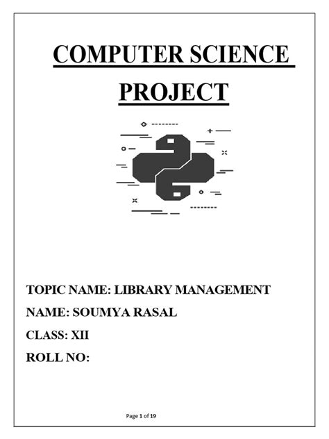 Computer Project Pdf Software Operating System