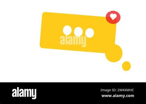 a simple element of a pop up message email or text message with slow