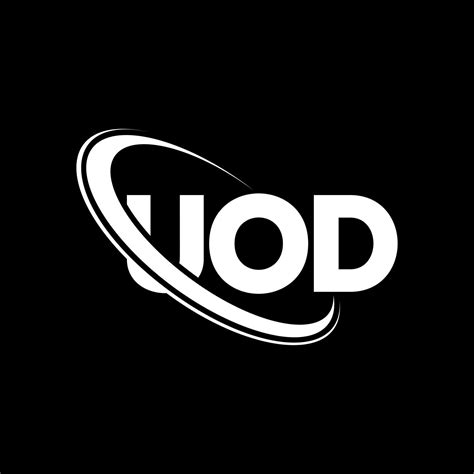 Uod Logo Uod Letter Uod Letter Logo Design Initials Uod Logo Linked With Circle And Uppercase