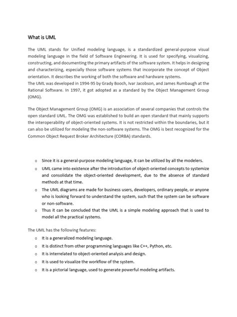 Uml Pdf Class Computer Programming Inheritance Object Oriented