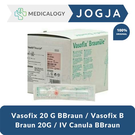 Jual Vasofix 20 G Bbraun Vasofix B Braun 20g Iv Canula Bbraun Kab