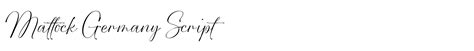 Mattock Germany Script Font Webfont And Desktop Myfonts