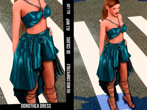 Sexy Dorothea Dress The Sims 4 Catalog