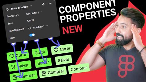 😲 Novidades [Component Properties] - @figma tutorial - YouTube